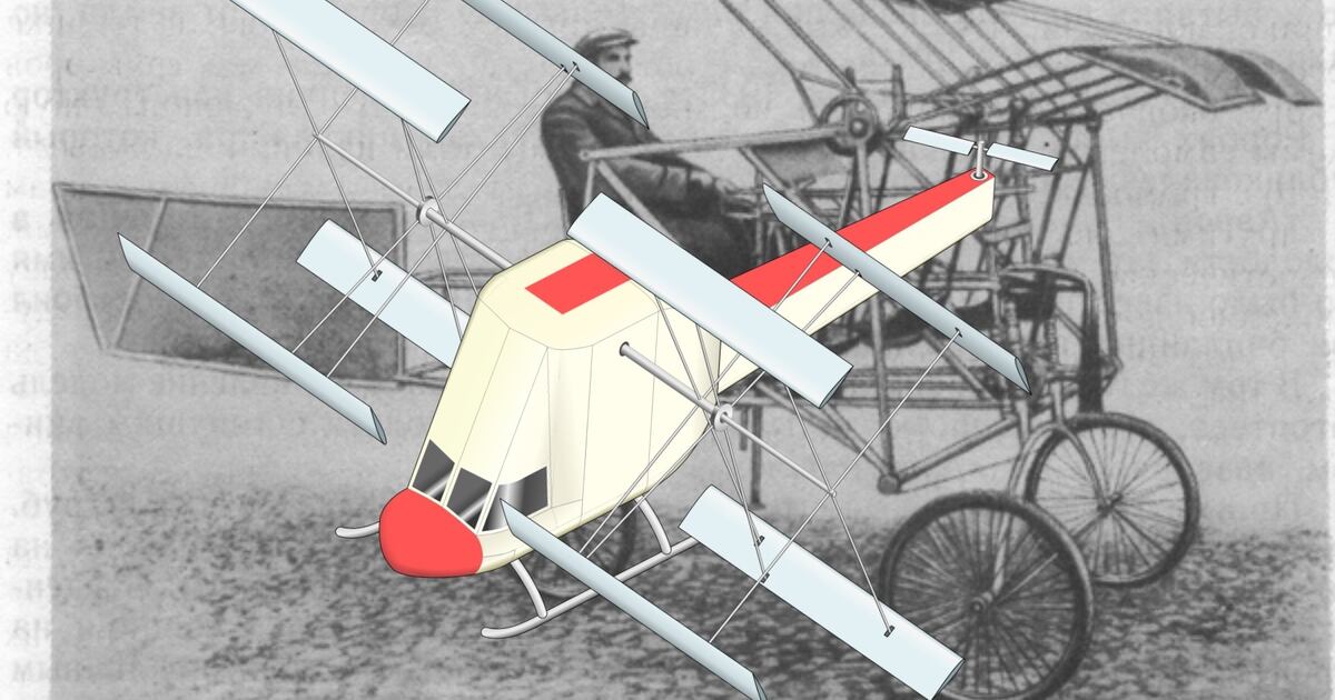 This Russian cyclocopter drone design was 110 years in the making