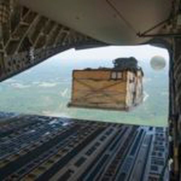 Army engineers run airdrop tests of upgraded Airfield Damage Repair kit