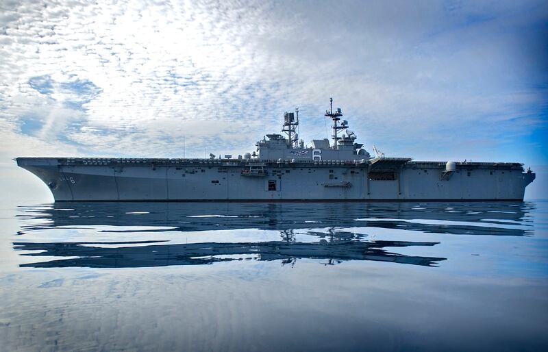 Navy's newest amphibious assault ship heads to the fleet
