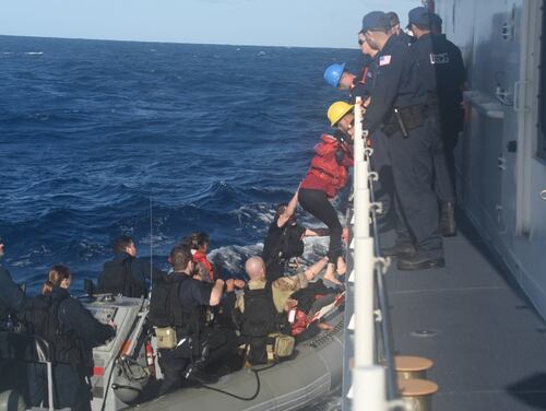 Captain feared death at sea during rescue ship hijacking