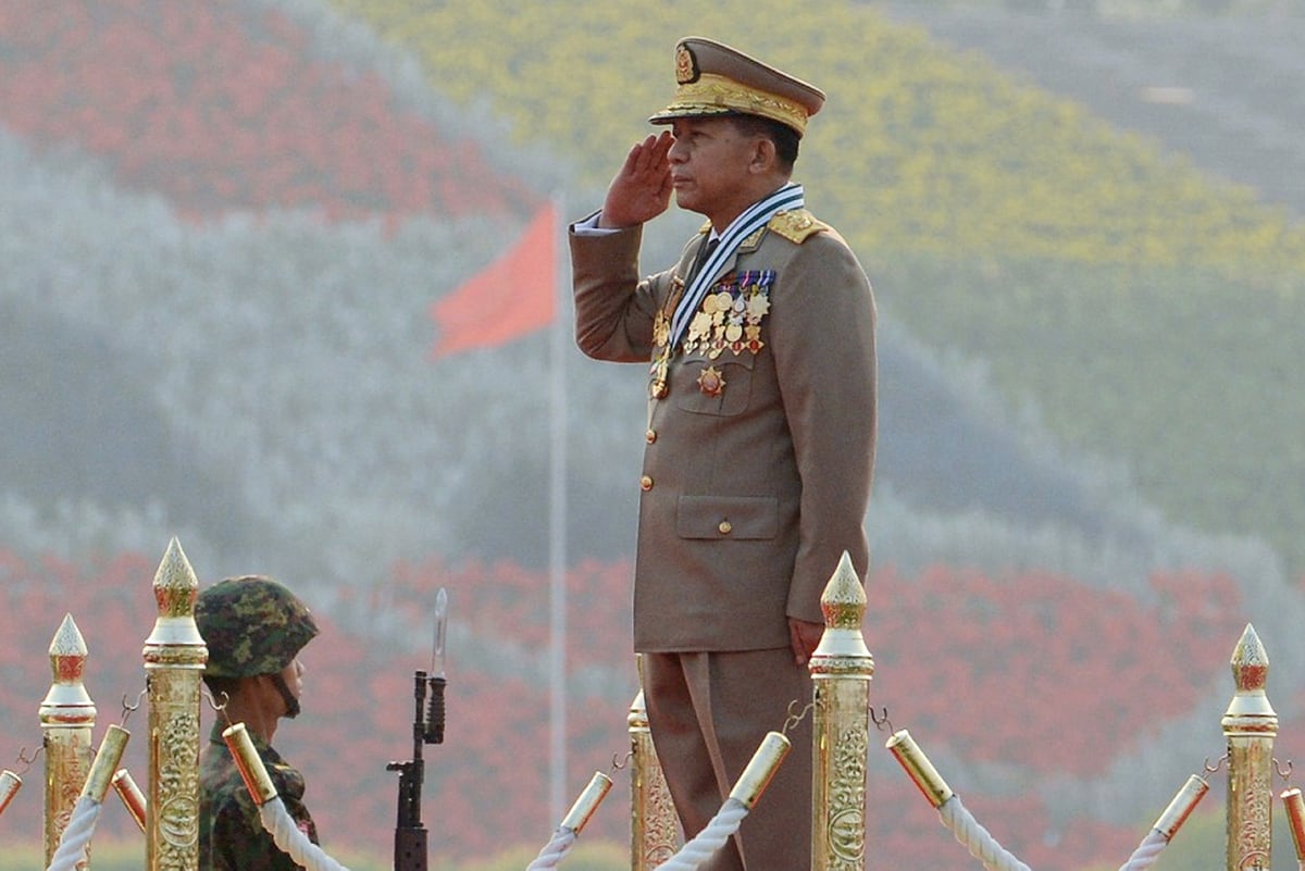 Myanmar Army Chief Vows To Uphold Democratic Transition