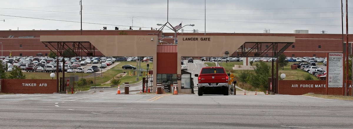 Part of Tinker Air Force Base evacuated after 'security concern' reopened