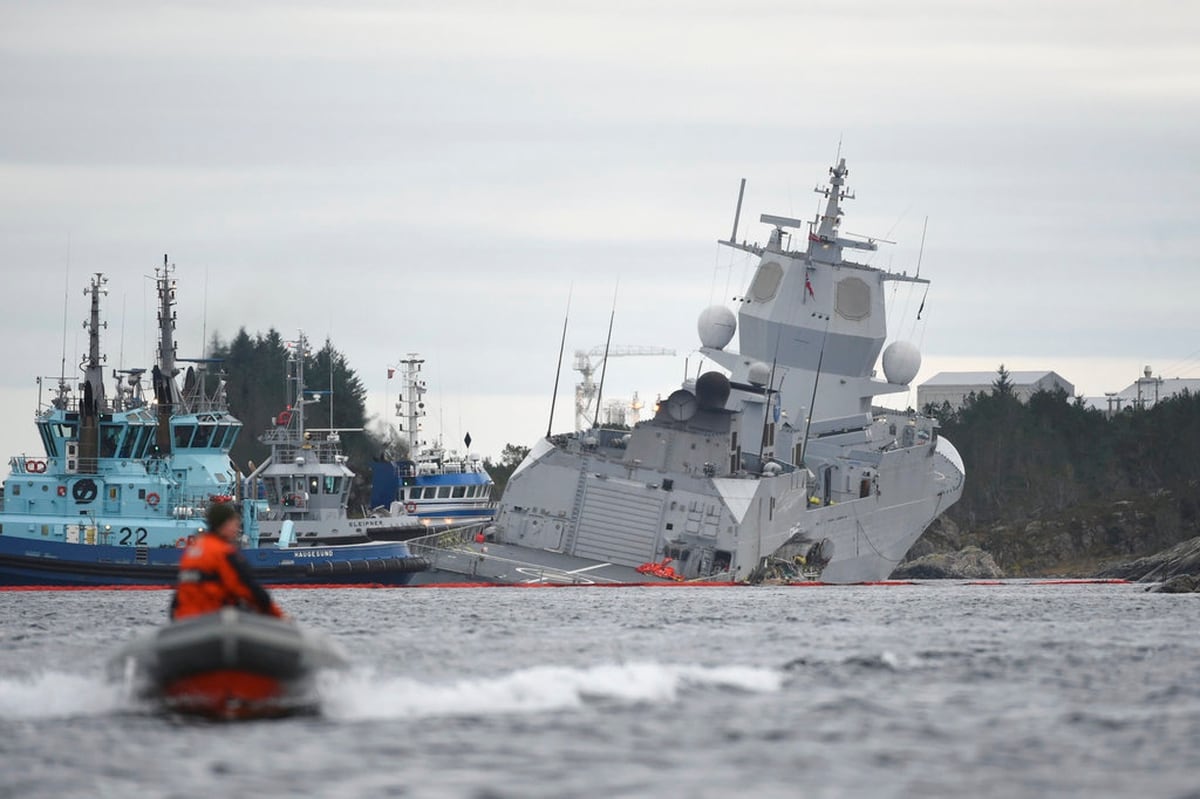 Here’s the latest on the Norwegian frigate that was rammed by an oil tanker