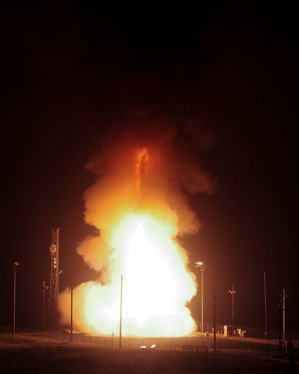 Test Missile Launched From Vandenberg Air Force Base