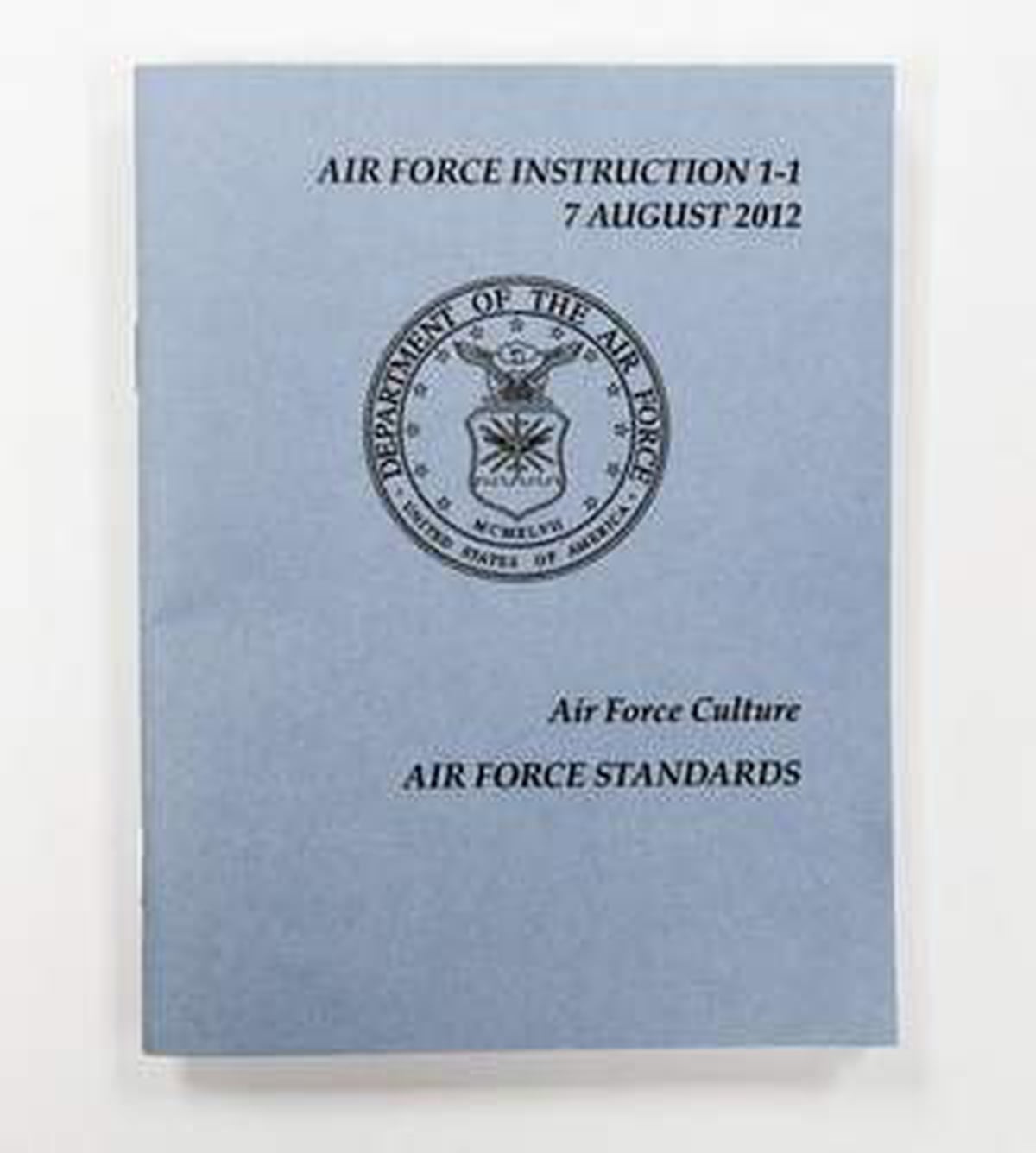 Air Force to bring back 'little blue book' as standard issue