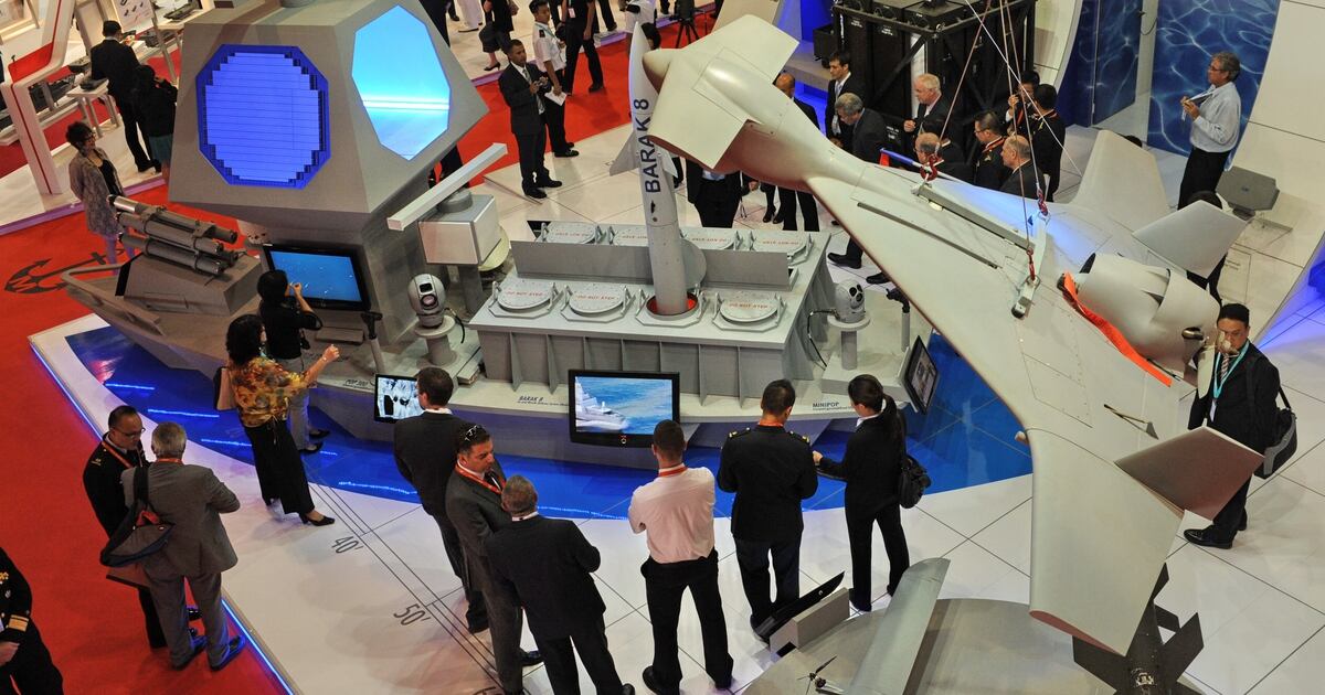 Indo-Israeli LR Sam Test Fired Aboard Indian Warship