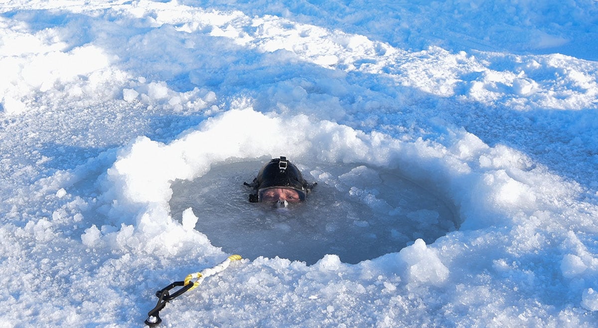 ICEX gives Navy, Coast Guard divers time under the ice