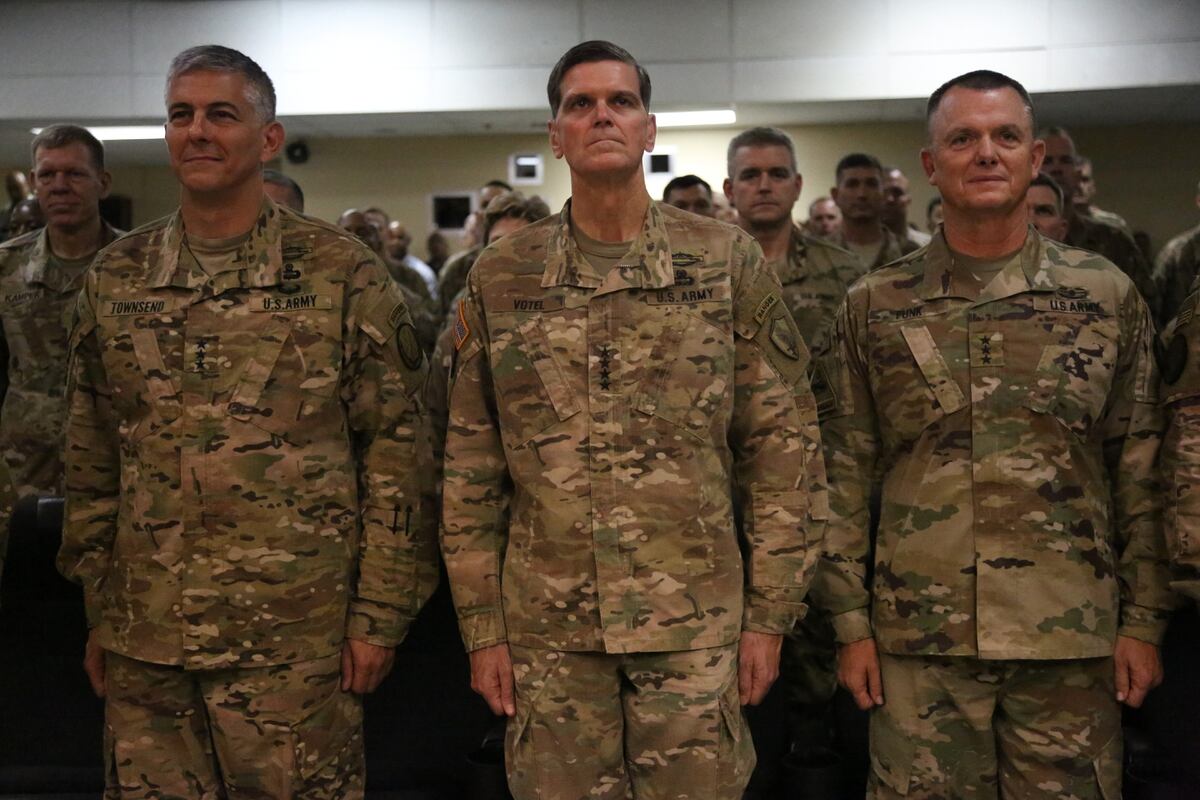 Army Lt. Gen. Funk assumes command of counter-ISIS mission