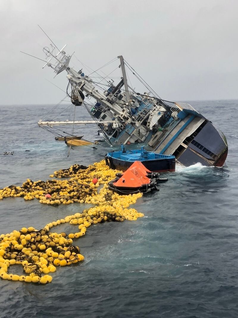 Coasties save fishing crew, their own boarding team, in daring rescue