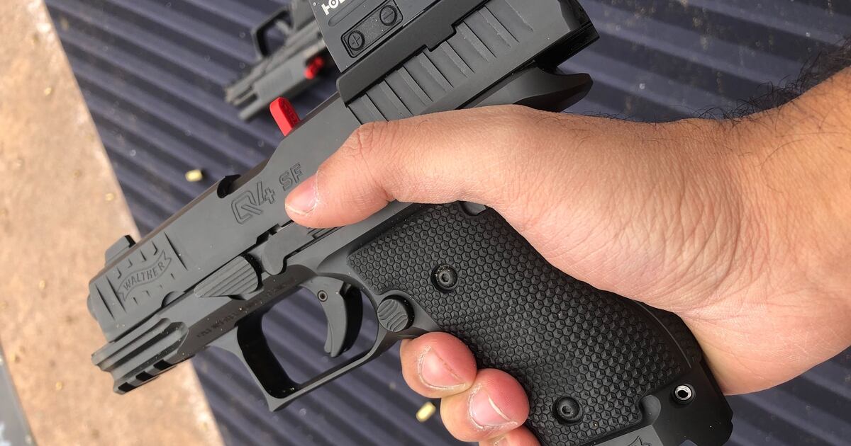Walther brought its new compact steel frame pistol to SHOT Show 2020