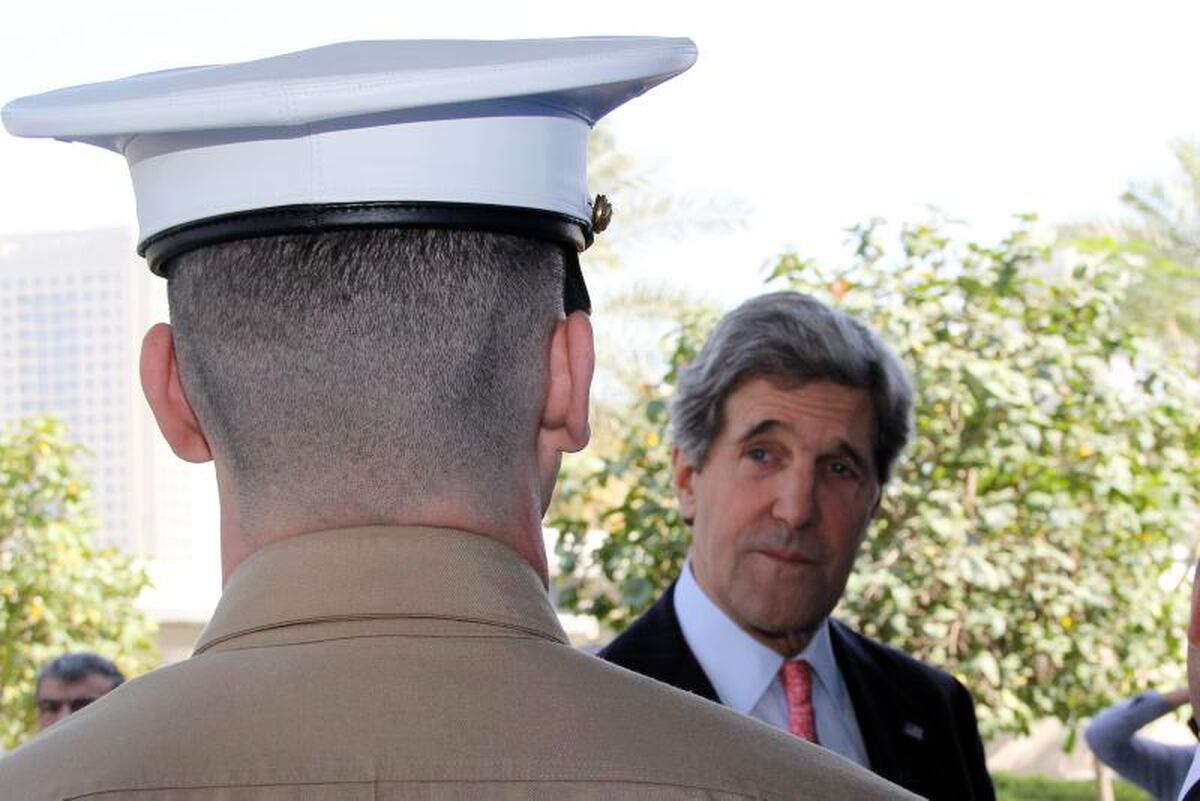 Marines guarding embassy in Beirut full time again