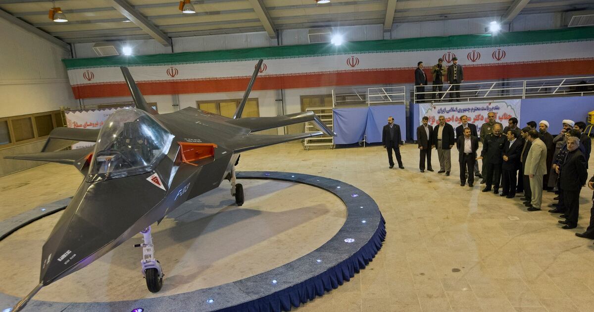 Iran demonstrates domestically produced stealth fighter
