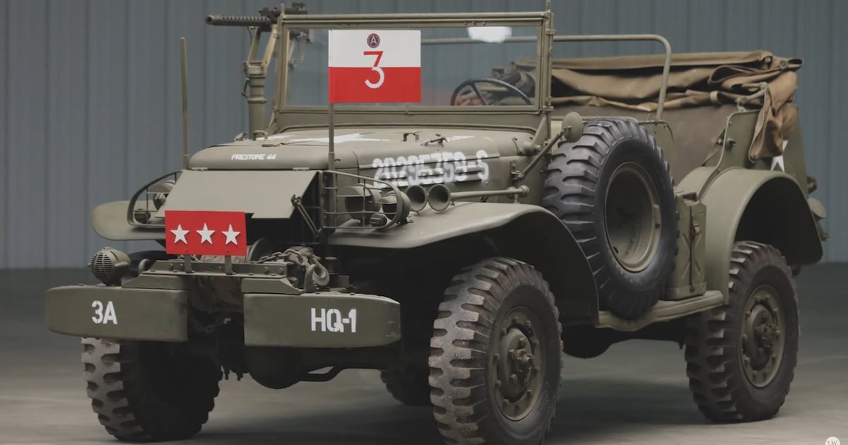 WWII Command Car up for auction — previous owner: Gen. Patton