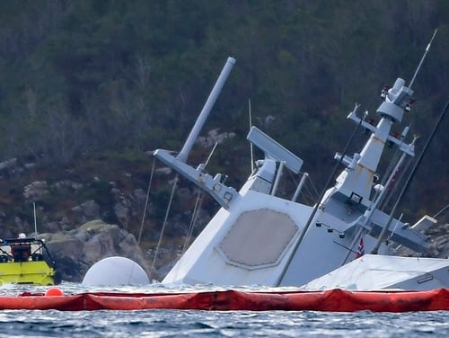 This is how they’re going to raise the Norwegian frigate that sank