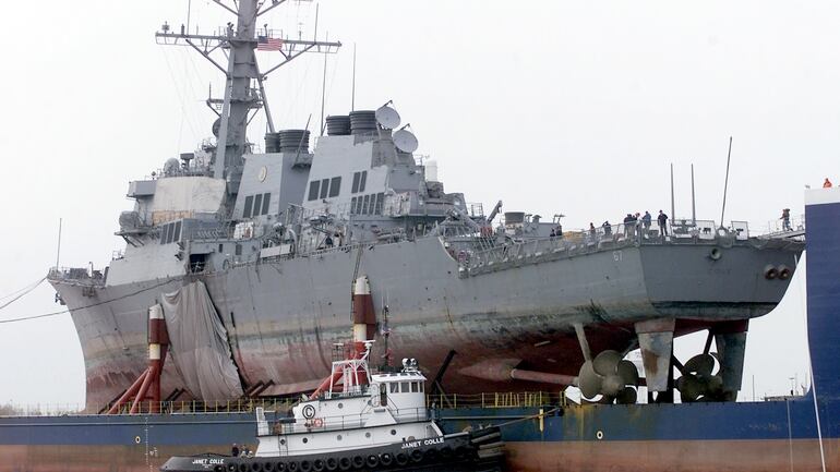 Terrorist behind 2000 destroyer Cole bombing killed in airstrike