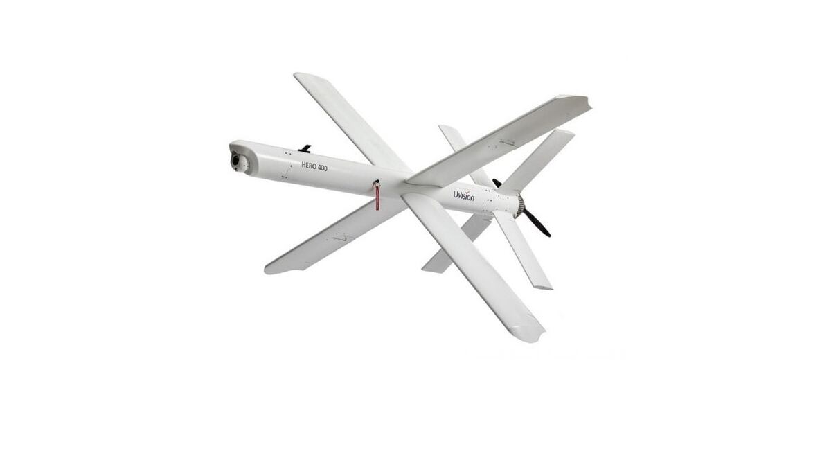 UVision unveils extended-range loitering munition