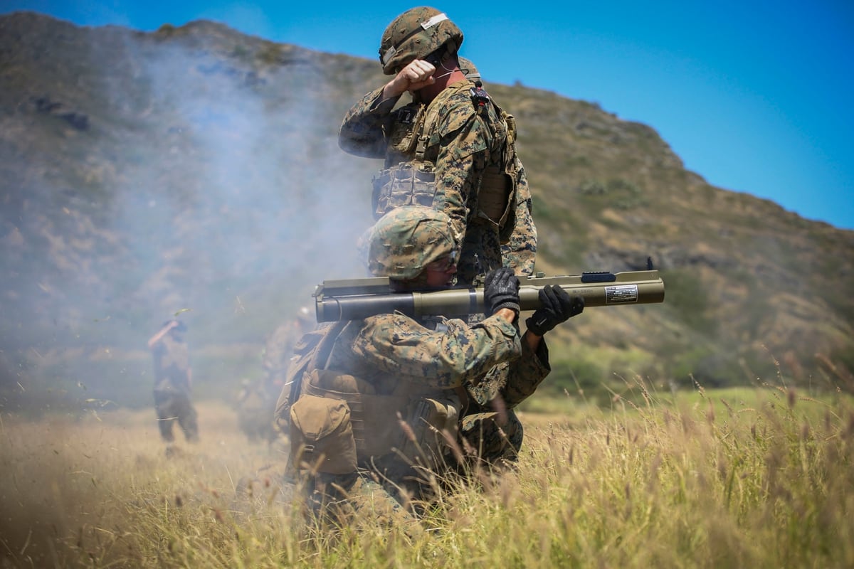M72 Law Rocket Firing Incident At Infantry Officer Course Sends Two Marines To The Hospital
