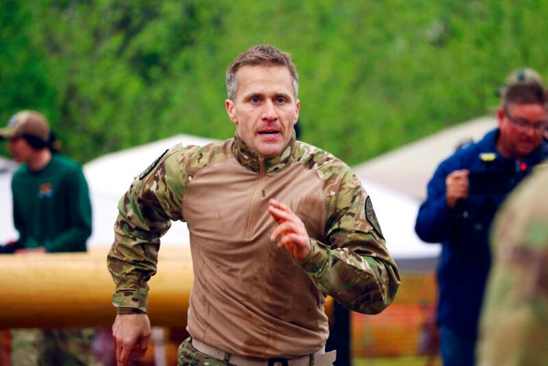Missouri Gov. Eric Greitens, a former Navy SEAL, touts his physical feats
