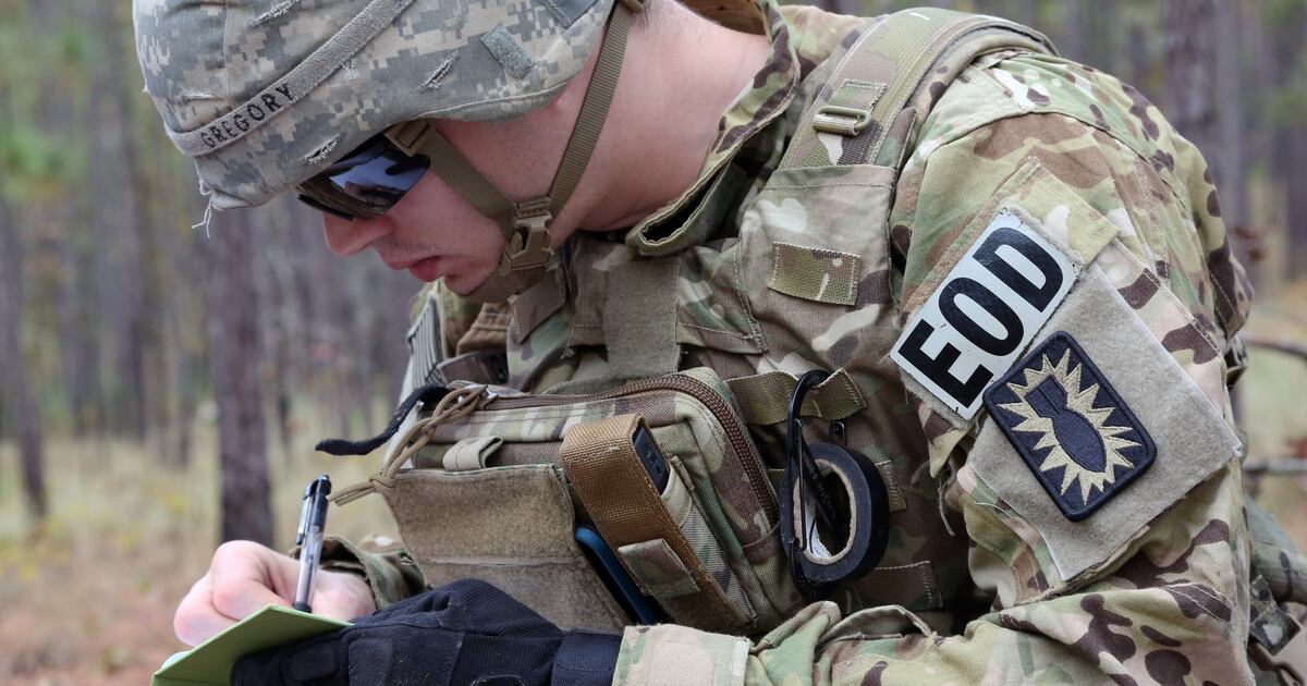 Army EOD can now wear their patch full-time, a move that could help ...