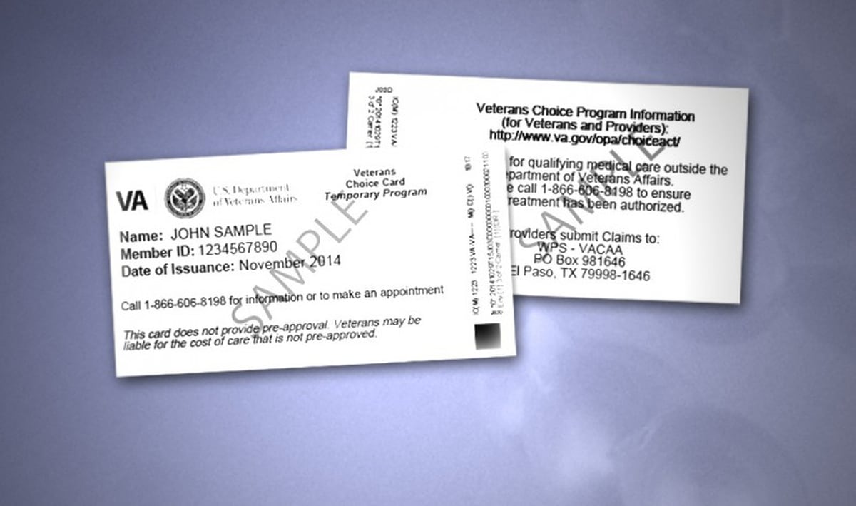 Choice Card confusion frustrates veterans, Congress
