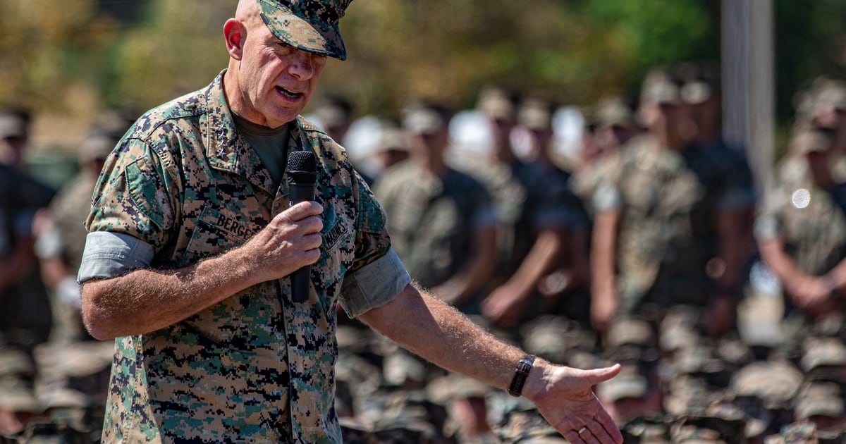 Heavy equipment out, unmanned logistics in for the US Marine commandant ...