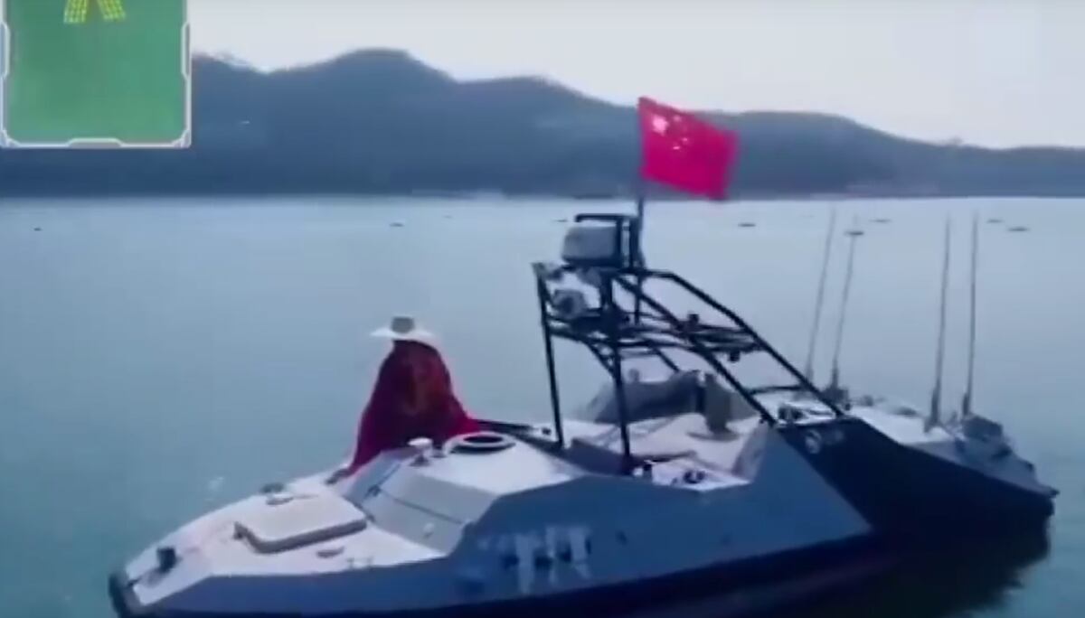 See China’s massive robot boat swarm in action