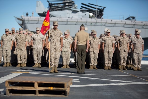 First-term Marines are slow to sign on for another enlistment