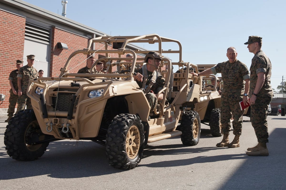 MARSOC’s light strike vehicles have limited use in the age of IEDs