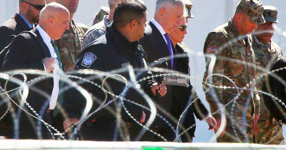 Border deployment price tag to date $72 million, Pentagon says