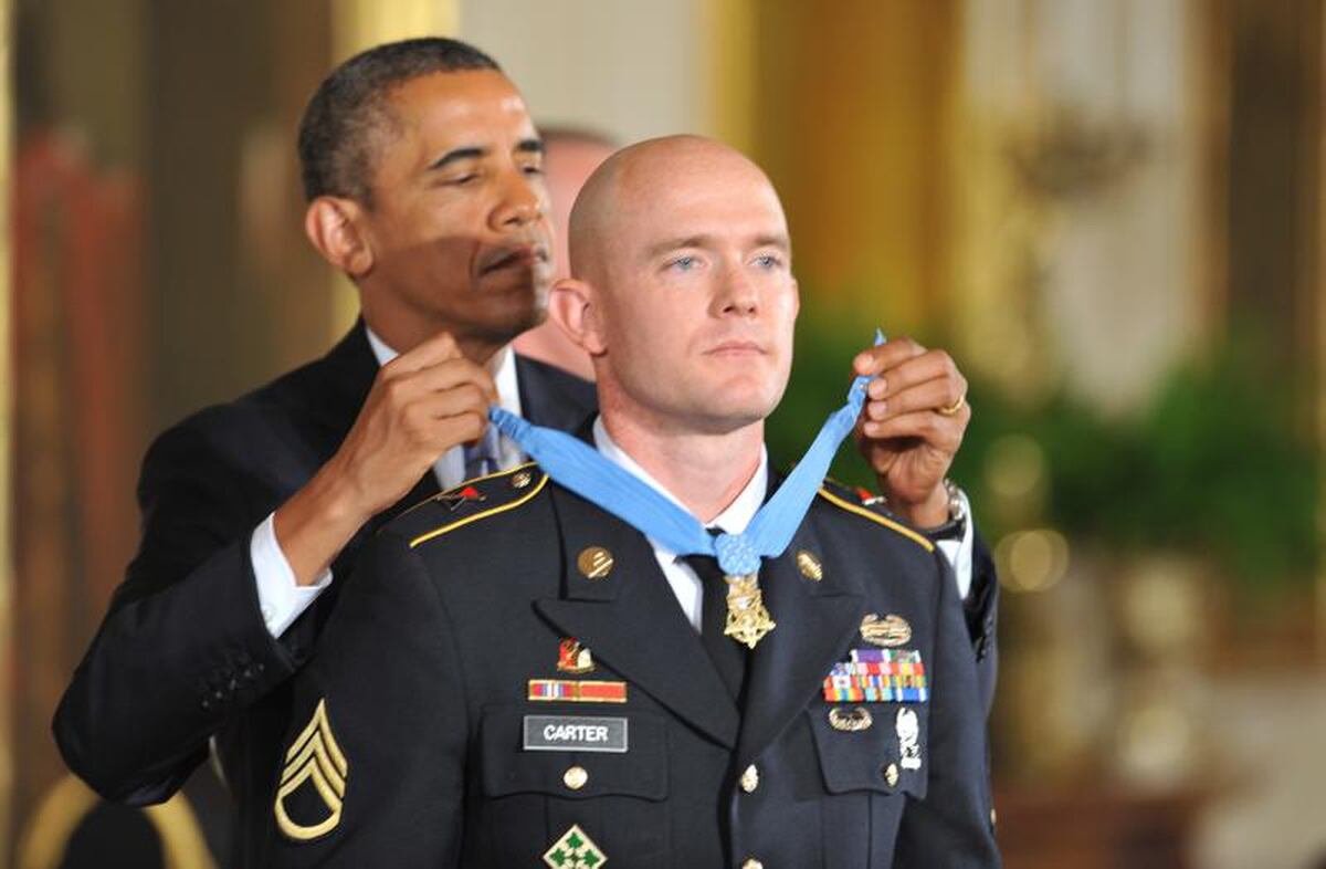 Army Staff Sgt. Ty Carter receives Medal of Honor — Soldier is second ...