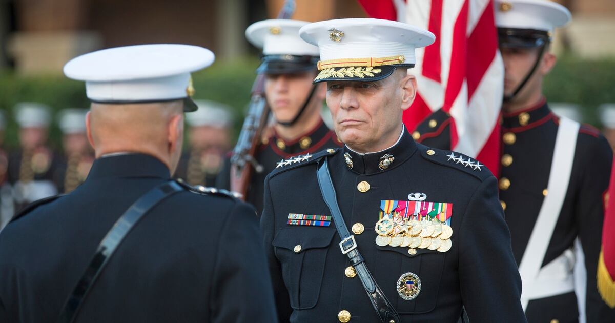 Marine Gen. John Paxton, assistant commandant, retires after 42 years ...