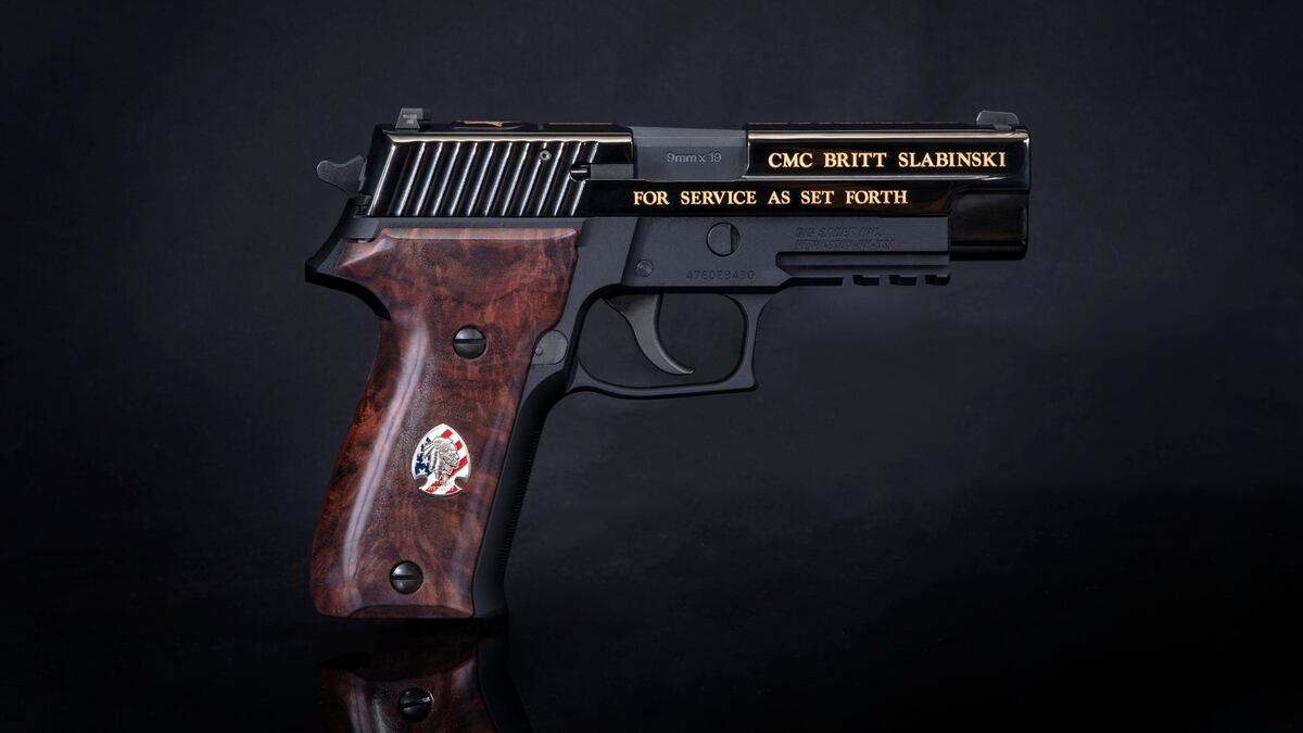 Sig Sauer just built this badass pistol as a tribute to a SEAL Medal of ...