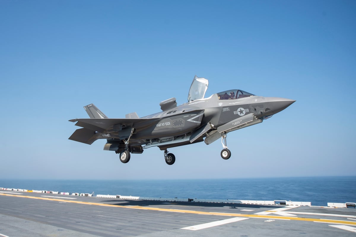Marines' deadly fighter jet to make its first ship-based deployment ...