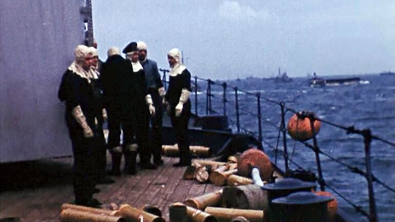 Rare color footage brings D-Day memories alive, 75 years on