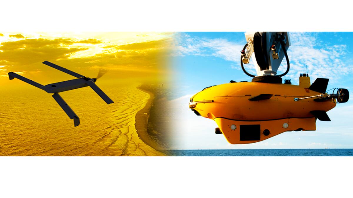 Lockheed Martin launches UAV from underwater drone