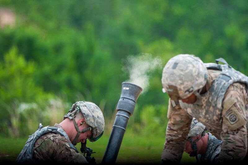 This team won the Army’s first-ever Best Mortar Competition