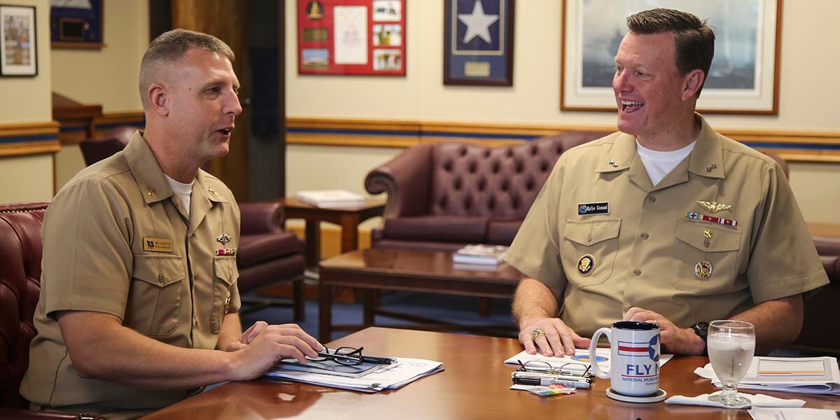 Meet the admiral who leads from a wheelchair