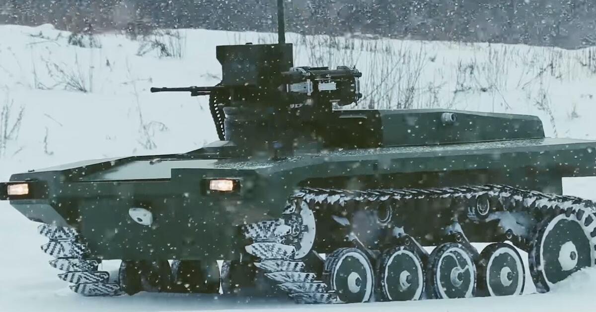 Russian system uses infantry to spot for robots