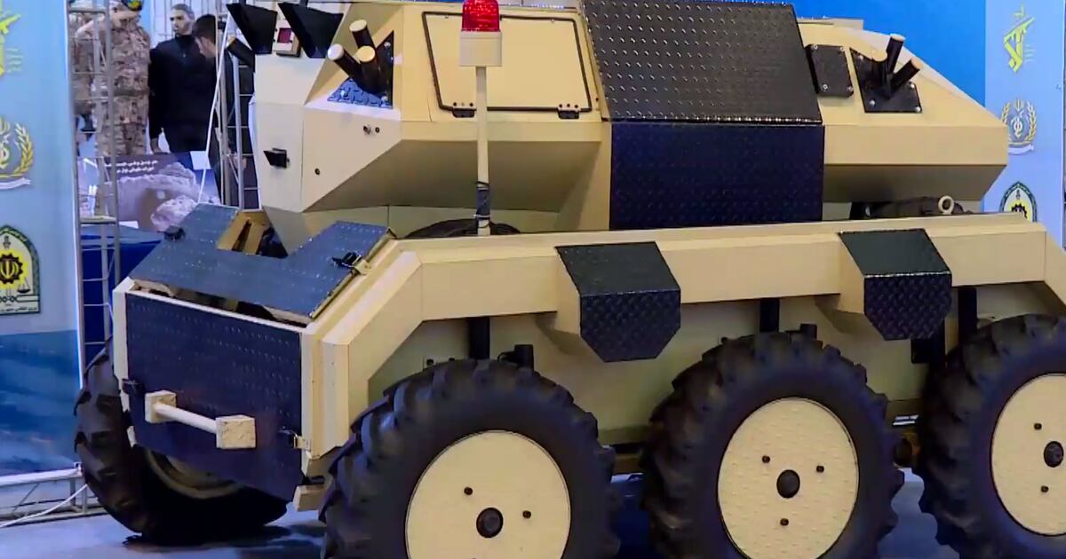 Did Iran just show off a new ground robot?