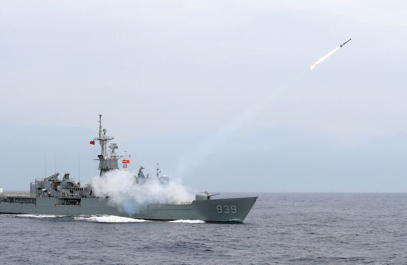 Taiwan holds naval exercises amid rising tensions with Beijing