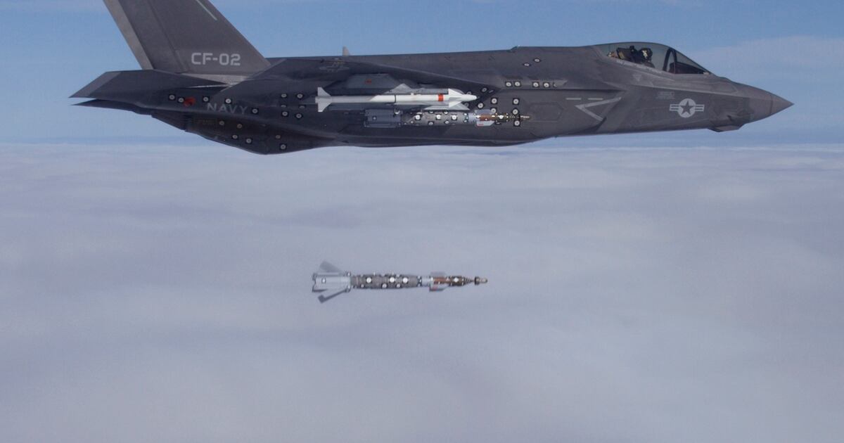 F-35 Conducts First External Weapons Release