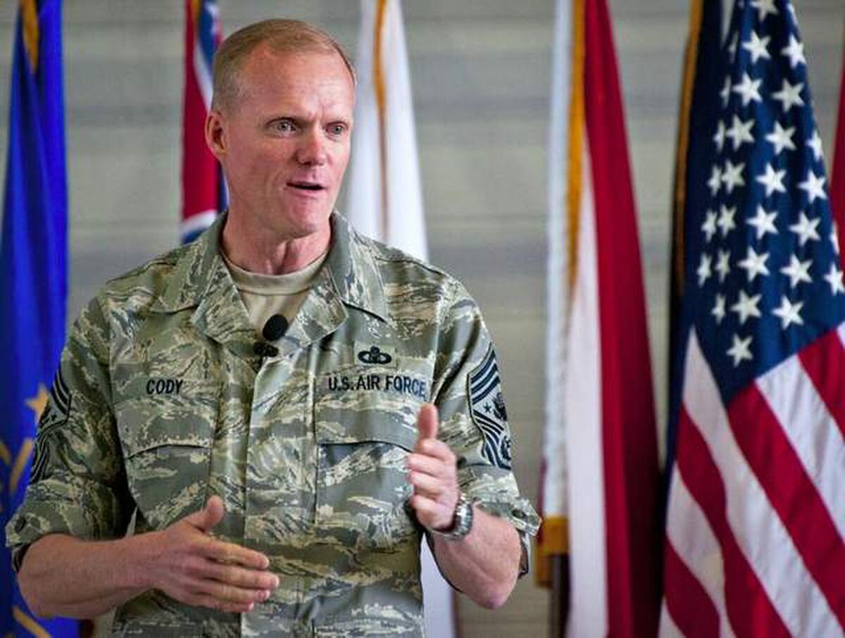 Air Force bids farewell to Chief Cody, welcomes 18th CMSAF Kaleth Wright