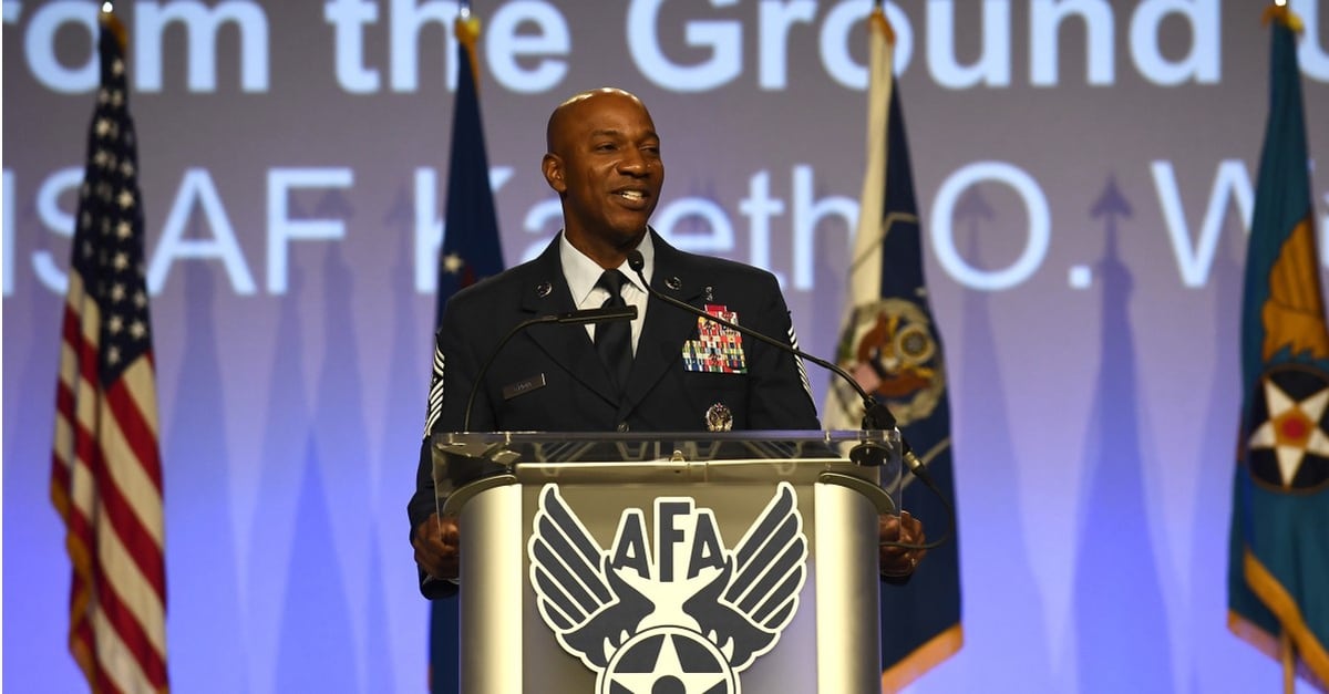 Chief Wright: Air Force needs ‘hybrid airmen’ to prepare for possibly ...