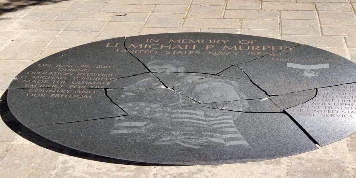 What are police doing about the SEAL memorial vandalism case?