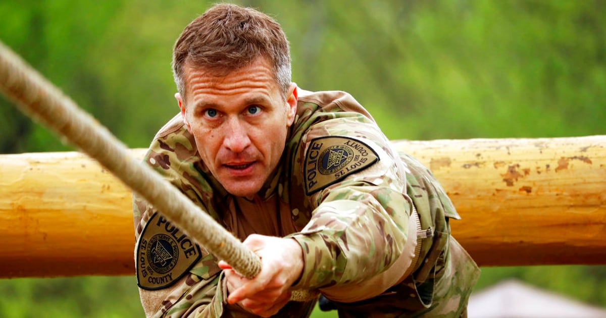 Missouri Gov. Eric Greitens, a former Navy SEAL, touts his physical feats