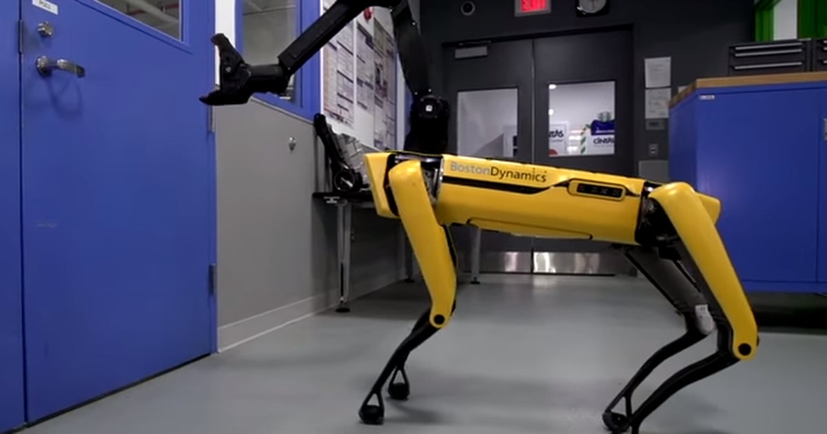 Watch Boston Dynamics' robot open the door to military capabilities ...
