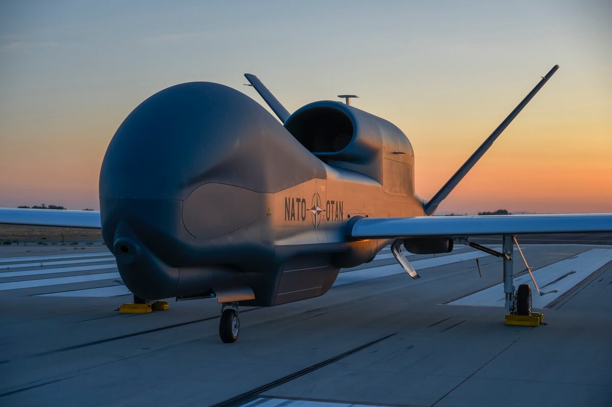 NATO's AGS Global Hawk Completes First Flight