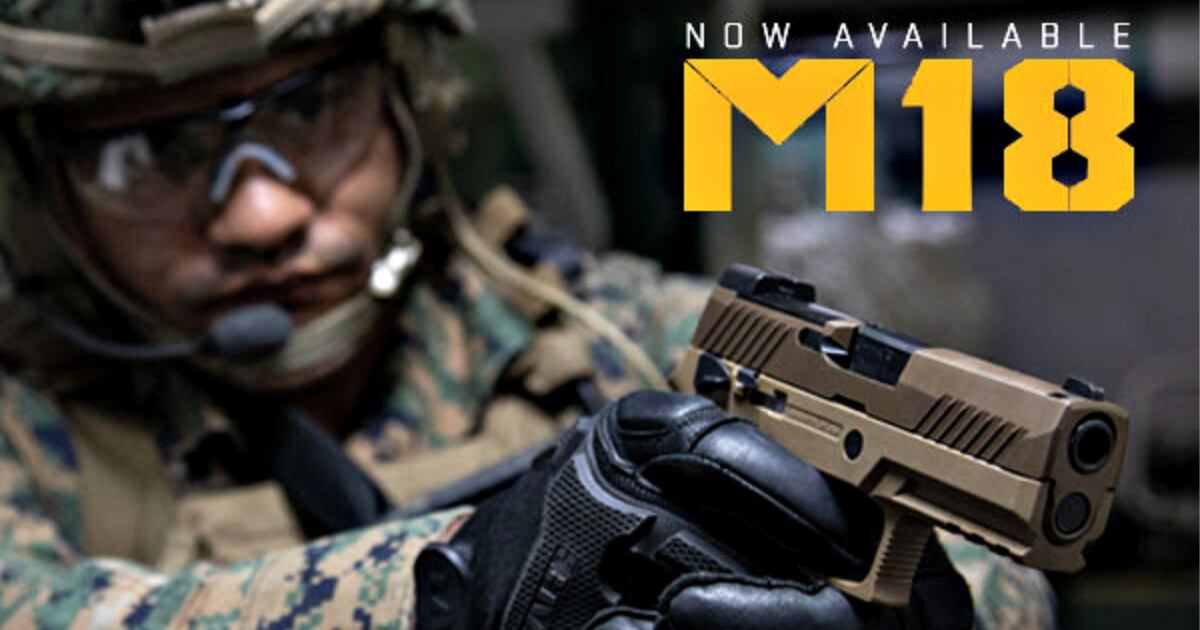 Sig Sauer now offers a civilian version of the US military M18