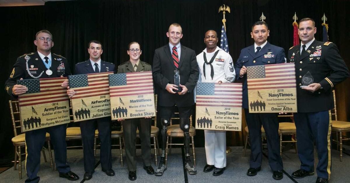 Military Times honors its 7 Service Members of the Year for going ...