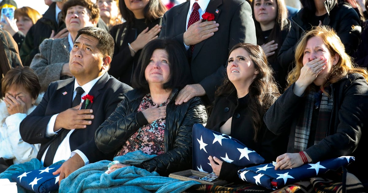 Fallen Army pilot laid to rest with full military honors